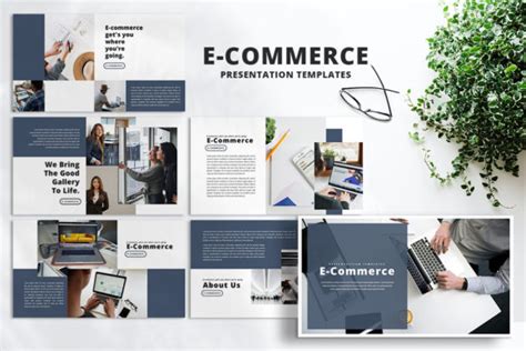 E Commerce PowerPoint Template Graphic By Alonkelakon Creative Fabrica