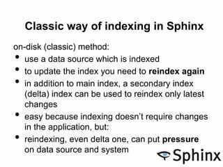 Real Time Fulltext Search With Sphinx PDF