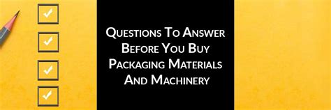 Industrial Packaging On Linkedin Questions To Answer Before You Buy
