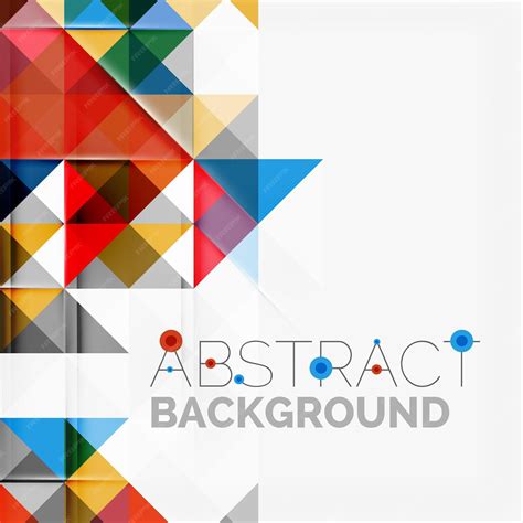 Premium Vector Abstract Geometric Background Modern Overlapping Triangles
