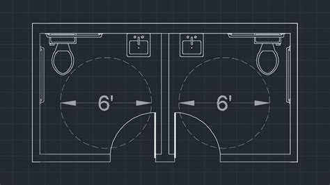 Drawing An Accessible Restroom Layout In Autocad Pluralsight Hot Sex Picture