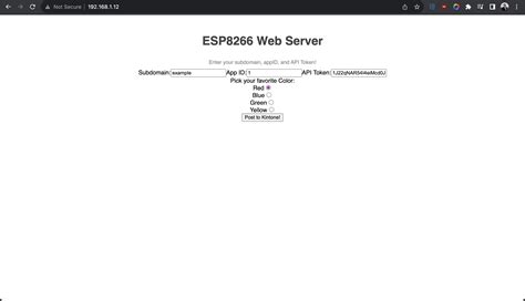 Save Data To Kintone With An Esp8266 Kintone Developer Program