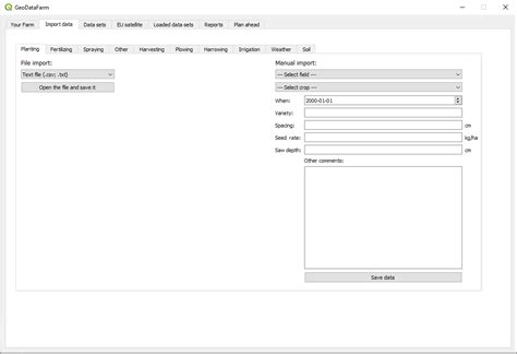 Add Data From Text Files GeoDataFarm