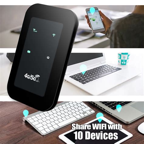 4G LTE Wireless Router Portable WiFi Plug In Card Pocket Router With Built In Battery Play Plug