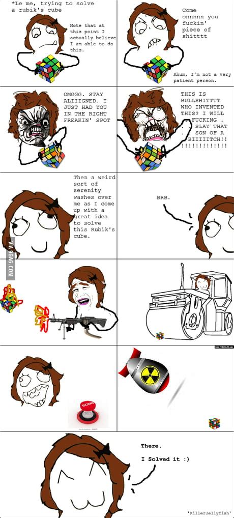Rubix Cube Rage Comics Comics Rubiks Cube Memes And S Imgflip