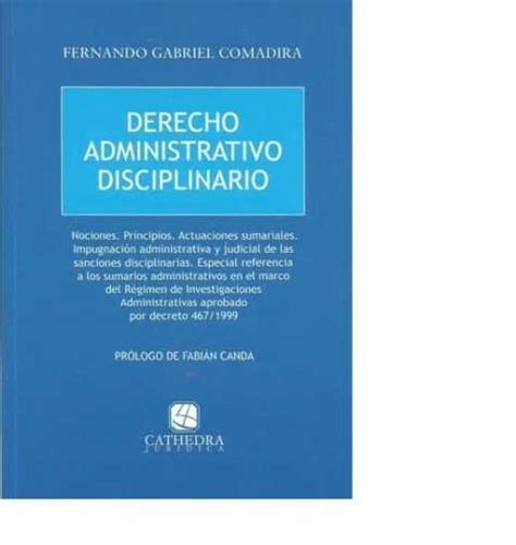 Derecho Administrativo Disciplinario Comadira Fernando Ediciones De