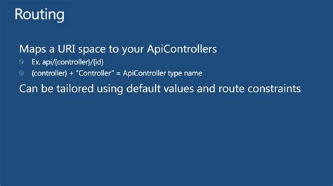 Building Services With Aspnet Web Api Ppt Download