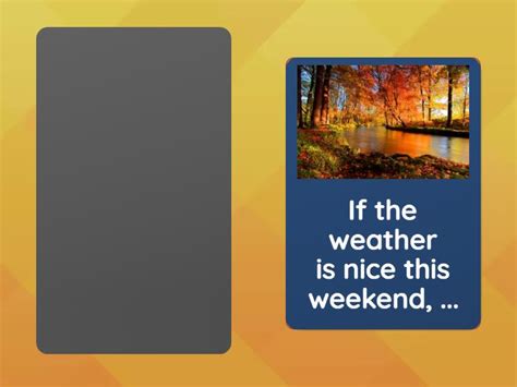 First Conditional Speaking Cards