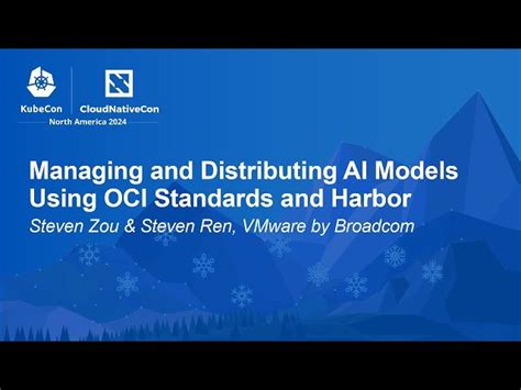 Free Video Managing And Distributing Ai Models Using Oci Standards And