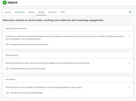 how to add share buttons using jetpack for wordpress wp learning 101