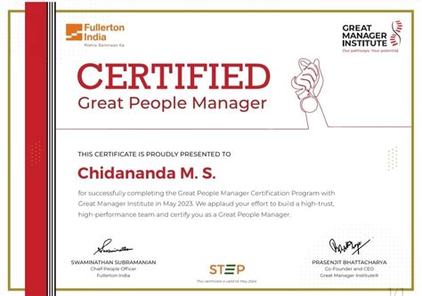 chidananda gowda on linkedin i am very happy to announce that successfully completed great people…