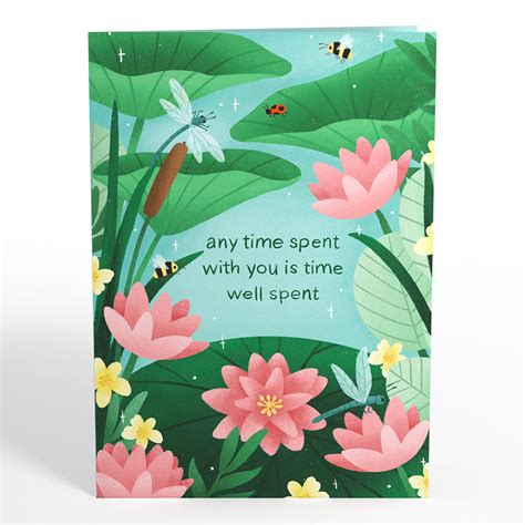 Time Well Spent Frogs Pop Up Card Lovepop