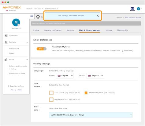 Can I Change The Time Zone On The Myforex Client Manager Myforex
