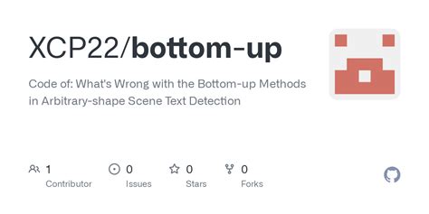 Github Xcp22bottom Up Code Of Whats Wrong With The Bottom Up