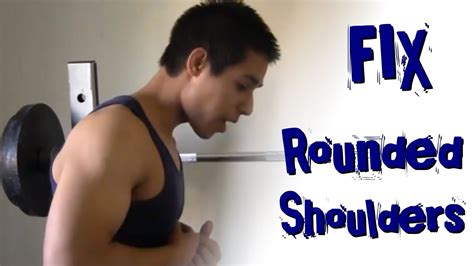 2 Exercises To Fix Rounded Shoulders Youtube