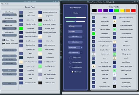 themes · tomschimansky customtkinter · discussion 548 · github