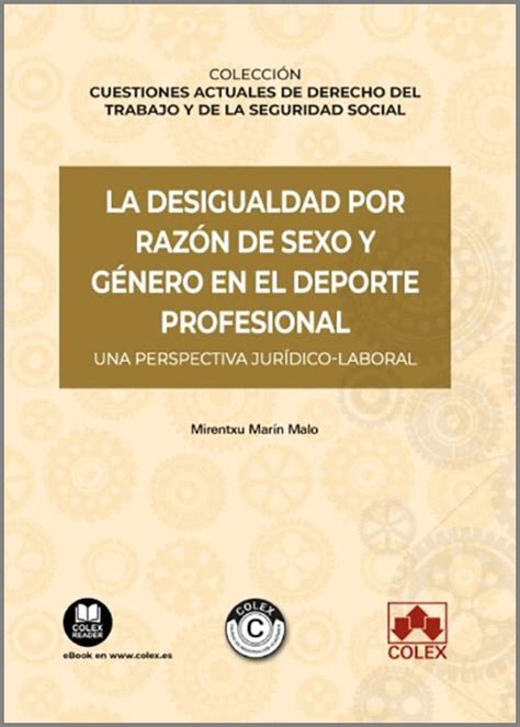 Desigualdad Por RazÓn De Sexo Y GÉnero En El Deporte Profesional La