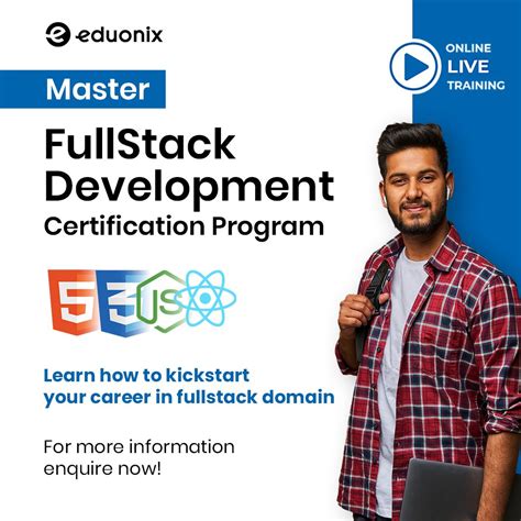 Eduonix Fullstackdevelopment Certification Live Enquirenow