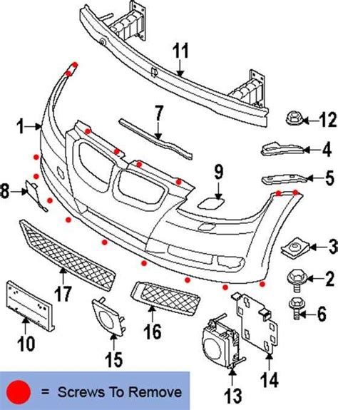 Exploring The Components Of A 2006 Bmw 325i Front Bumper