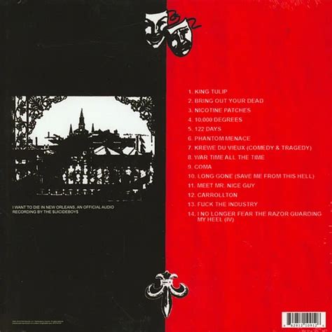 Uicideboy I Want To Die In New Orleans Red Black Split Vinyl