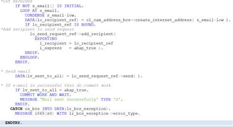 Email Template In S 4 Hana Using Oops Concept Sap Community