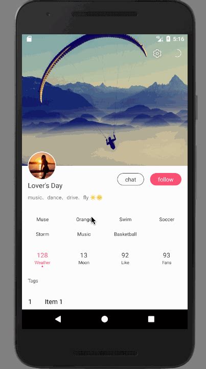 Easybehavior 一个可以上拉下滑的 Ui 效果40eg A Behavi Codekk Androidopen Source Website