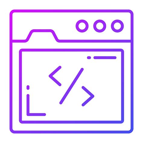 Editable Vector Of Web Coding Web Development Icon 23014402 Vector Art