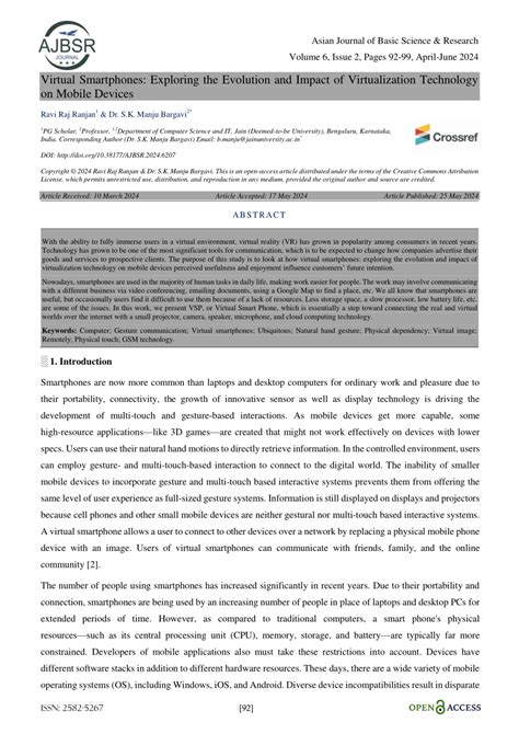pdf virtual smartphones exploring the evolution and impact of