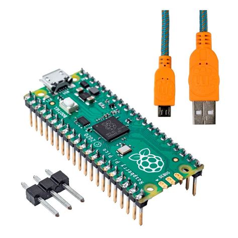 Kit Pi Pico Con Cable Microusb Microbot México