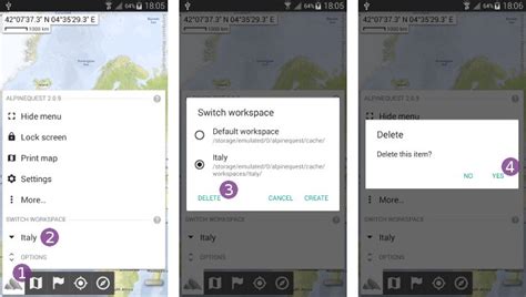 How To Use Workspaces AlpineQuest