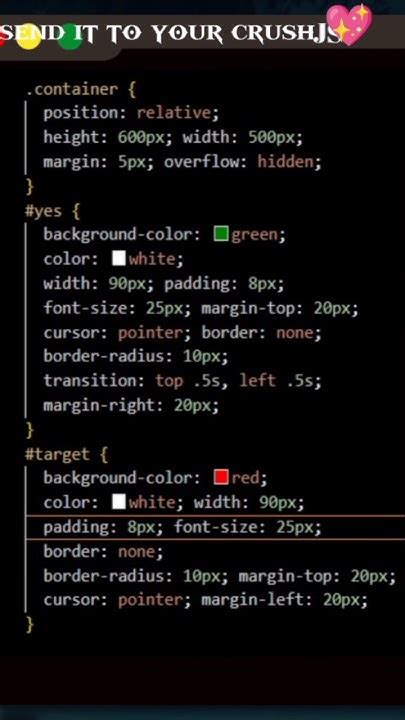 Send This Short To Your Crush Html And Css Tutorial Html Css Web