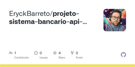 Github Eryckbarretoprojeto Sistema Bancario Api Rest