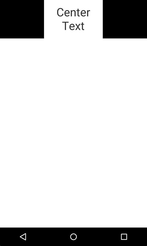 Android Linearlayout How To Centre A Text View In Horizontal Linear