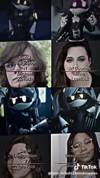 Voice Actor Murder Drones 💀 Edit Murder Dronesv N Uzi، J Dj