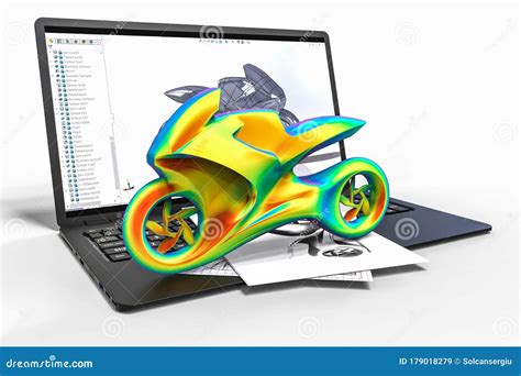 computer aided design with 3d software business development stock