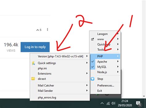 Tips Mengganti Versi Php Di Laragon