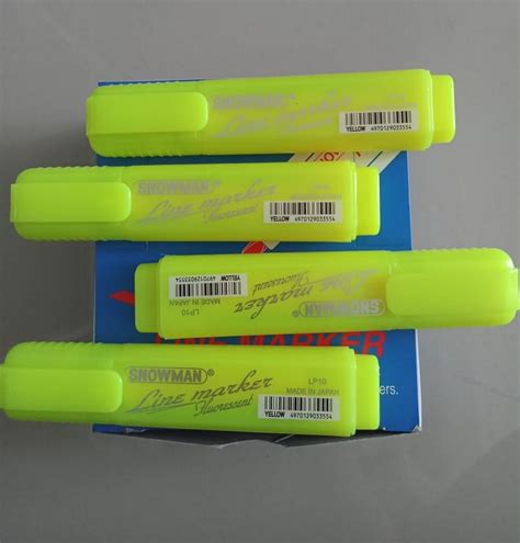 Line Marker Snowman Fluorescent Highlighter Penanda Tulisan LP 10 LSN Lazada Indonesia
