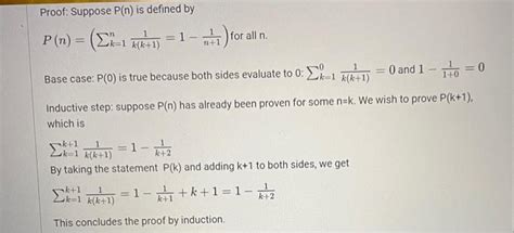 Solved Proof Suppose P N Is Defined By Chegg Com