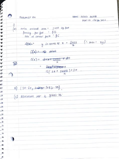 Math Problem Set 4 Pdf