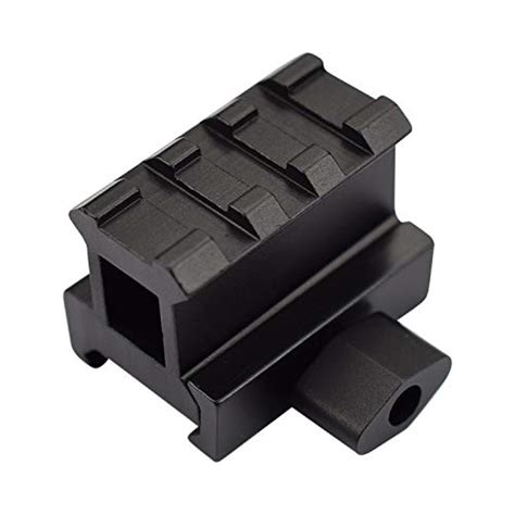 40mm Short Riser Rail Mount 3 Slots High Profile Picatinny Weaver Sight Scope Rail Riser Mount
