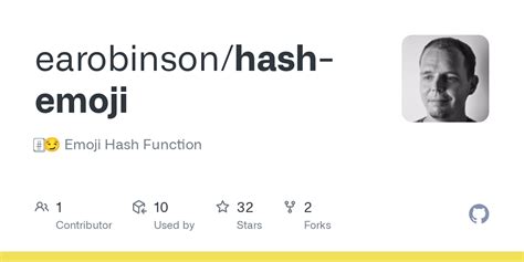 GitHub Earobinson Hash Emoji Emoji Hash Function