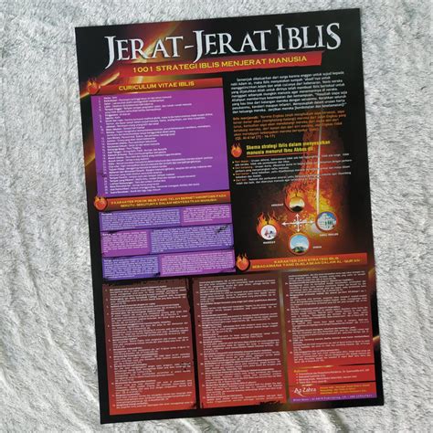 Poster Jerat Jerat Iblis Stok Kosong Toko Muslim