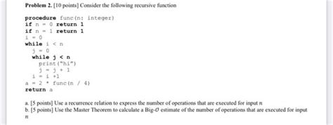 solved problem 2 [10 points] consider the following