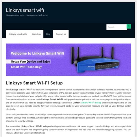 Linksys Smart Wifi Login Pearltrees