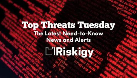 Riskigy Cybersecurity And Tech Advisors On Linkedin Top Threats Tuesday