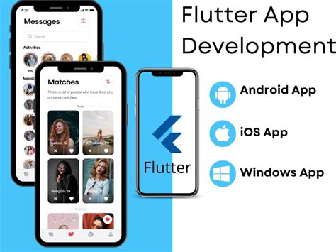 flutter mobile app development for android and ios apps with firebase