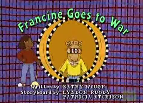 Francine Goes To War Transcript Arthur Wiki Fandom