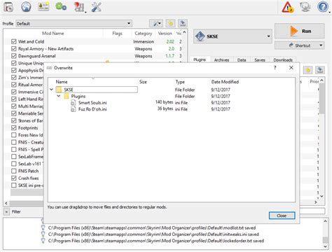 Classic Quick Overwrite Mod Question Skyrimmods