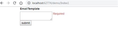 Textarea Field Validation In Aspnet Mvc Stack Overflow