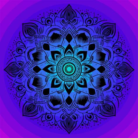 Premium Vector Vibrant Mandala Design